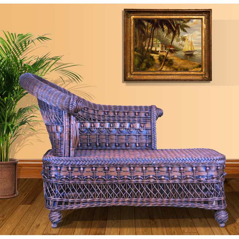 Wayfair wicker chaise lounge store